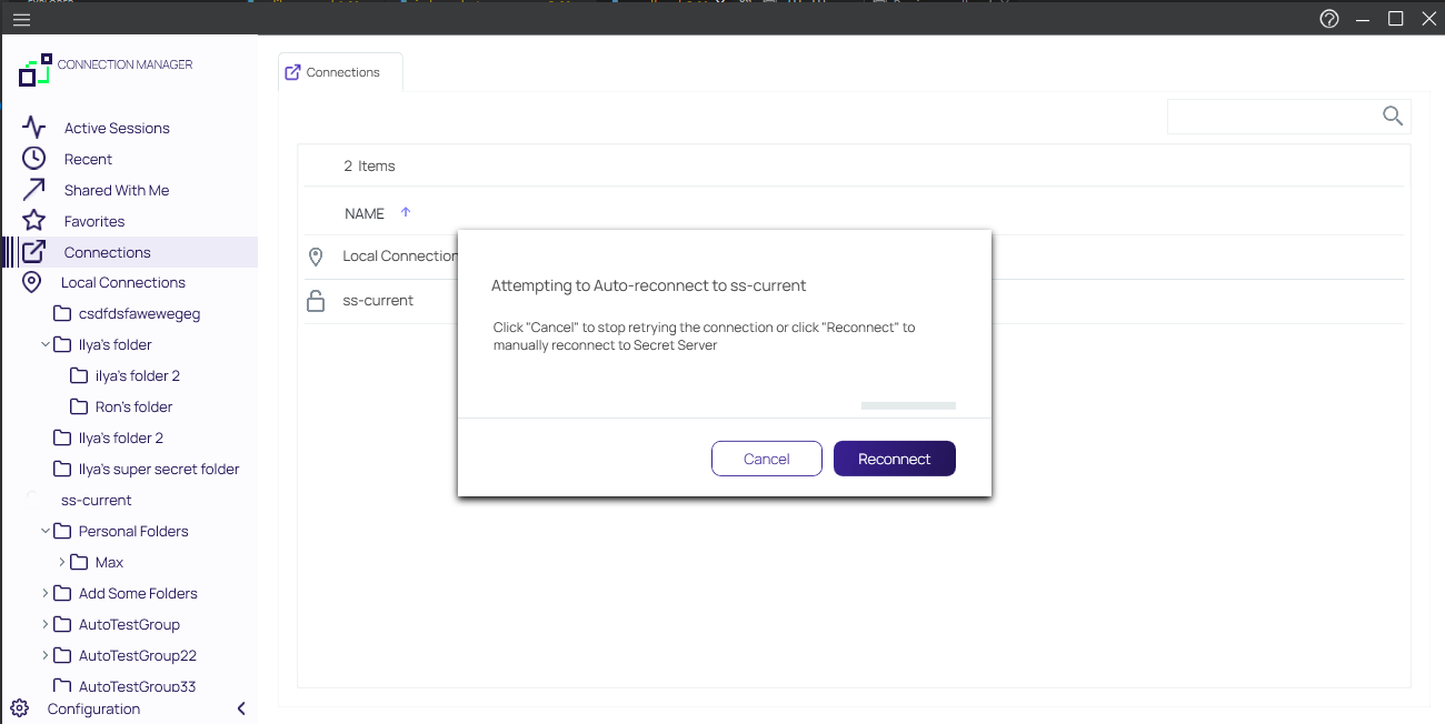 Re-authenticating to a Vault