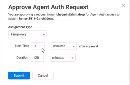 Using Agent Auth Workflow