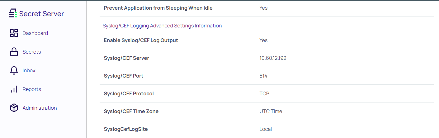 Configuring Secret Server