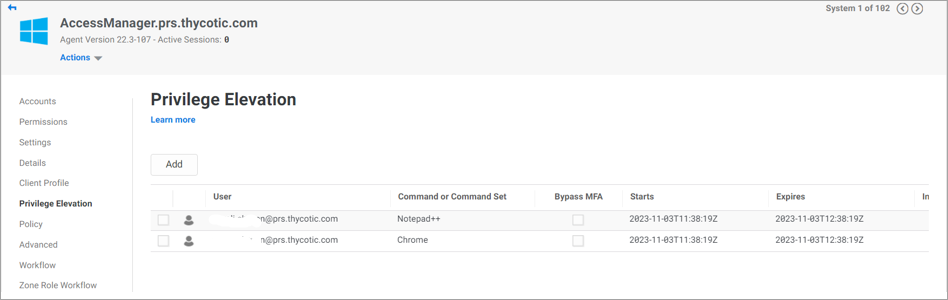 Privilege Access Workflow Using Incident and Change Management