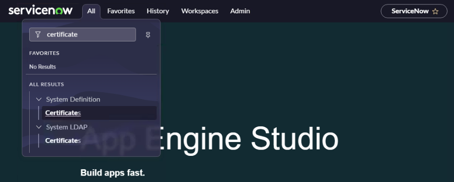 Configuring ServiceNow with OnPrem PrivMan