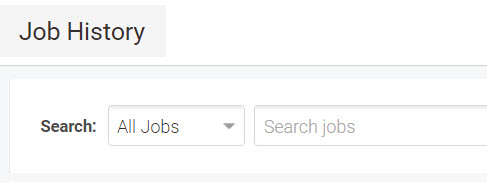 Reviewing the Job History