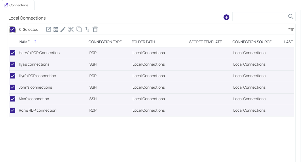 Batch Open Connections