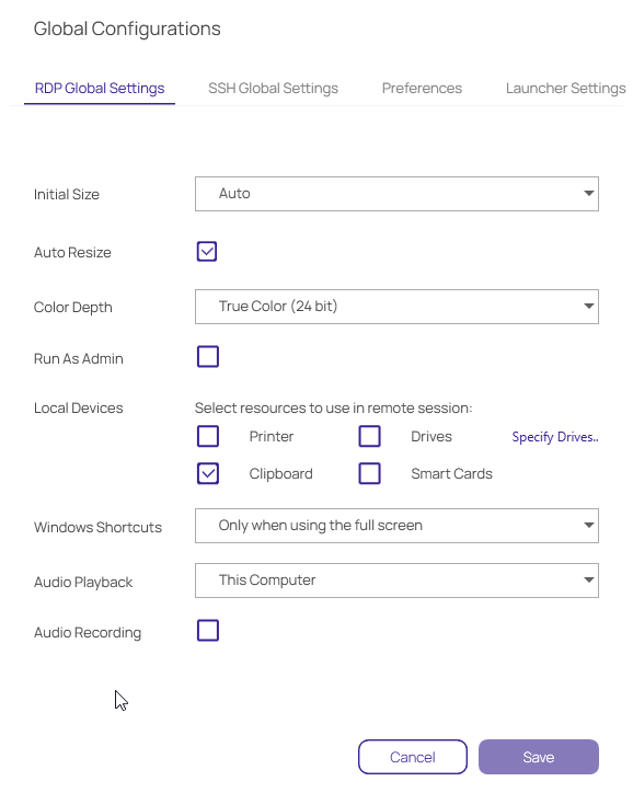 Desktop Size and Auto Expand