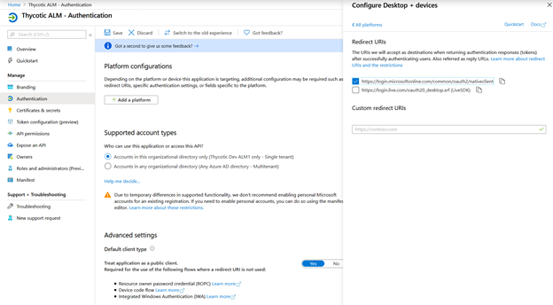Integrate ALM with Azure Active Directory