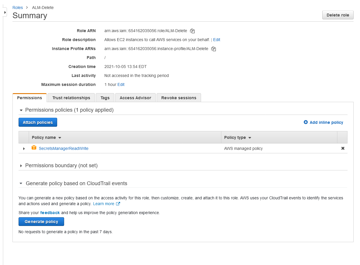 Integrate with AWS Secrets Manager