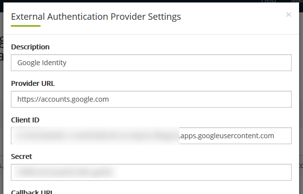 Google Identity Provider Example