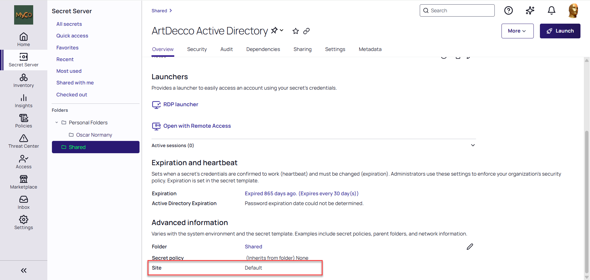 PRA Site Selection Behavior