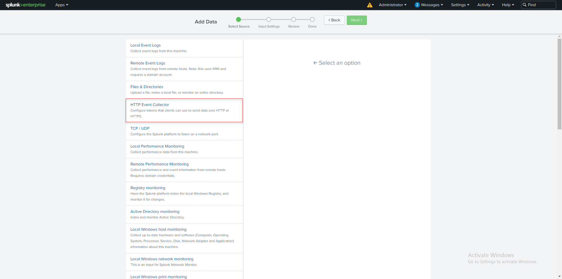 Integrating Splunk Enterprise