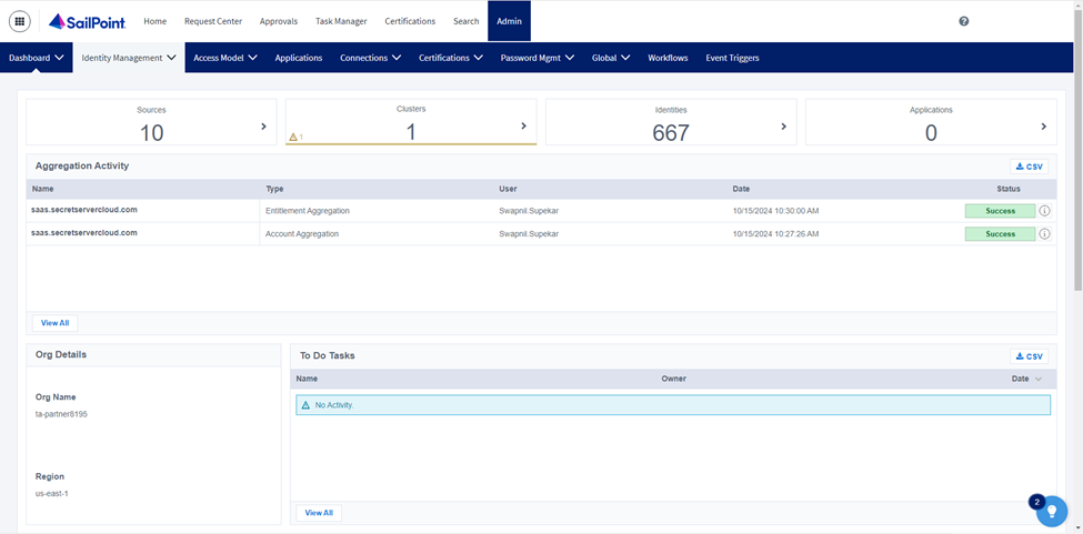 Configuring SailPoint IdentityNow
