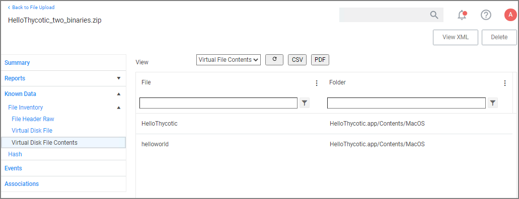 Inventory Of Application Bundles