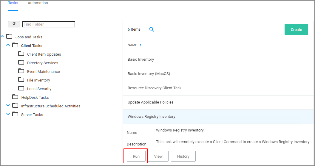 Windows Registry Inventory