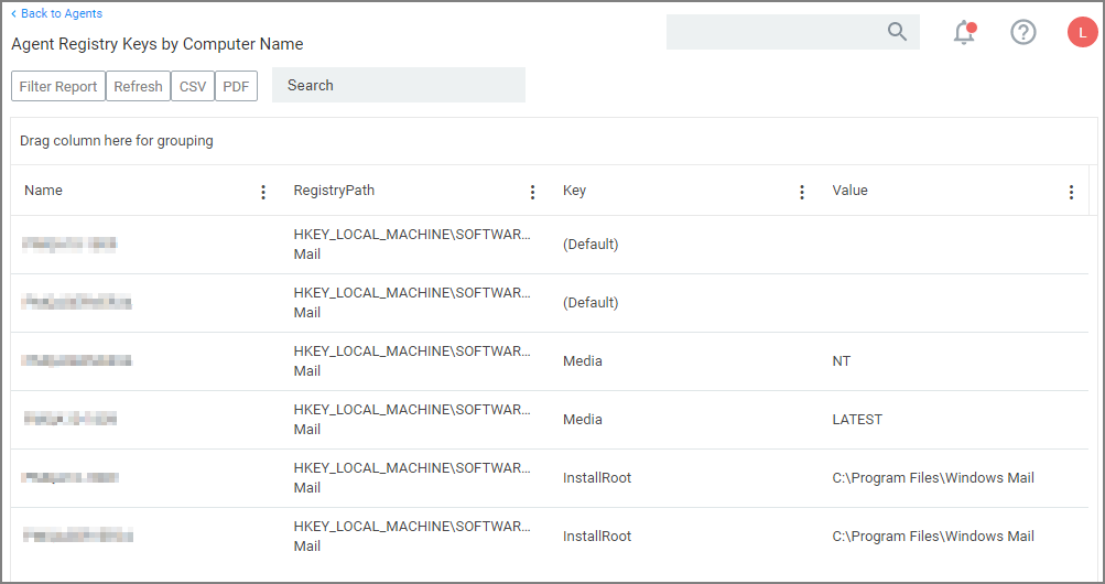 Windows Registry Inventory