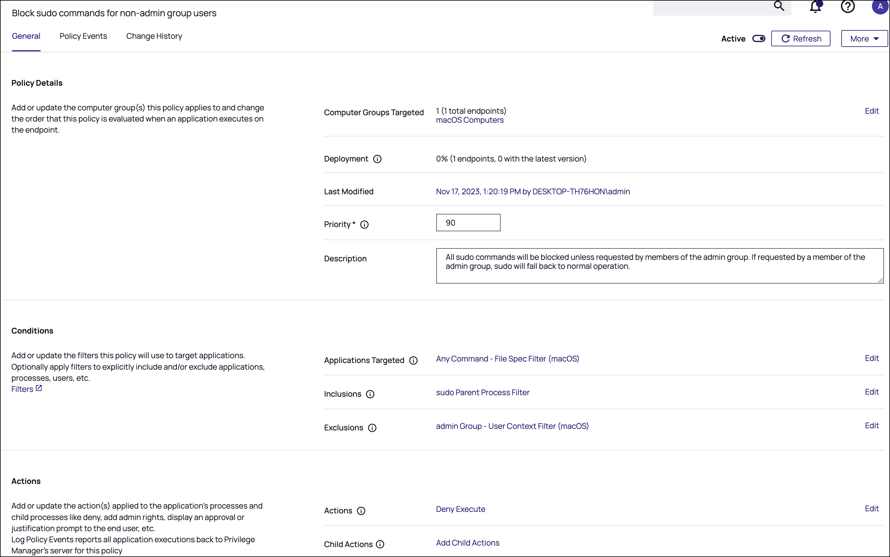 Controlling the Usage of sudo