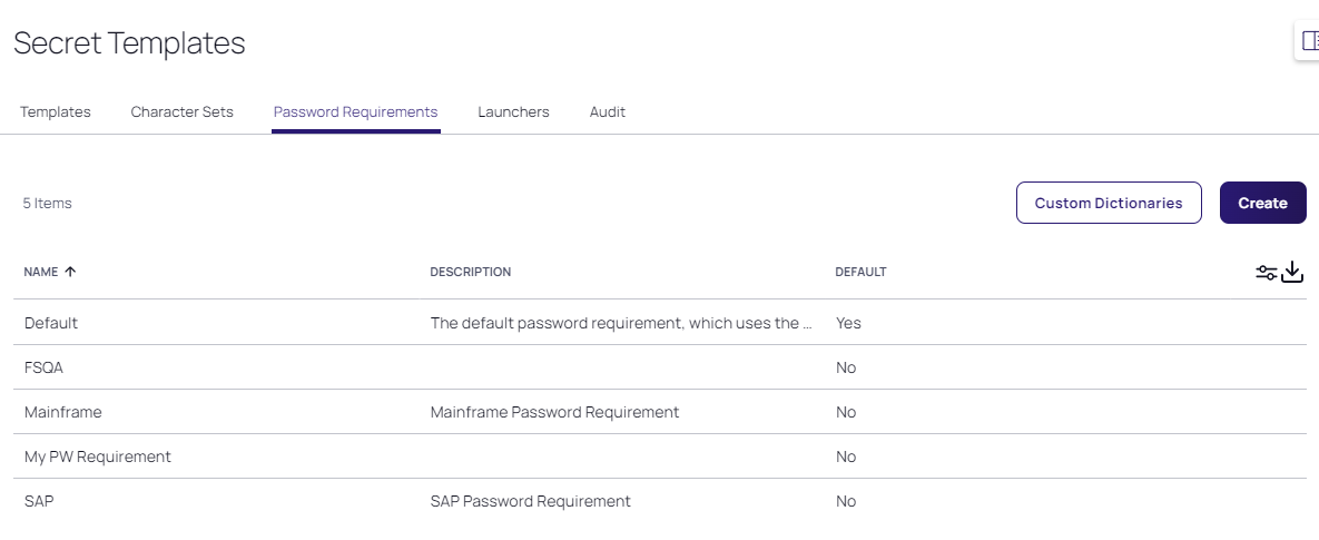 Creating and Editing Custom Password-Exclusion Dictionaries