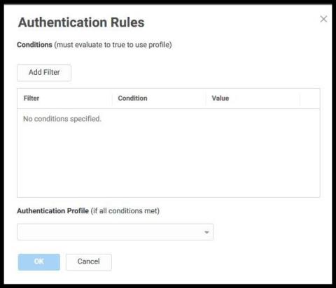 Preparing Authentication Profiles