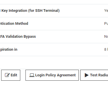 Enabling a Company Policy Login Banner