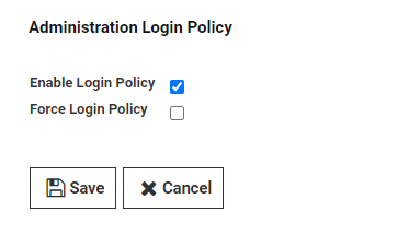 Enabling a Company Policy Login Banner