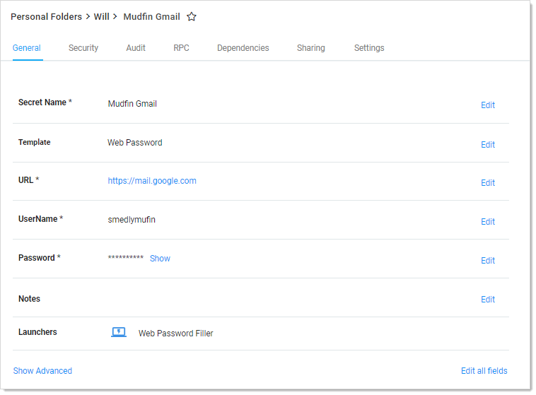 Assigning a DoubleLock to a Secret