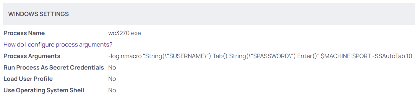 Special Argument Handling