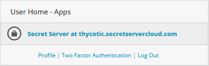 Enabling Two-Factor Authentication in Thycotic One