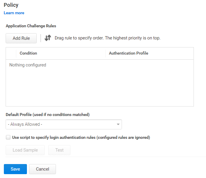 Adding User-password Applications