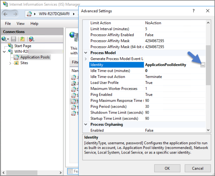 Using A Service Account To Run The Iis App Pool