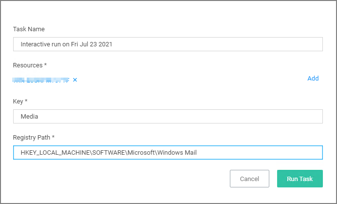 Windows Registry Inventory